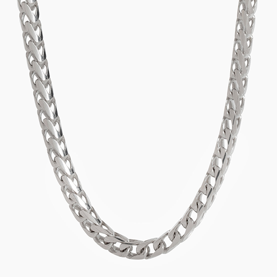 7mm Silver Franco Chain Silver Chain for Men Proclamation Jewelry