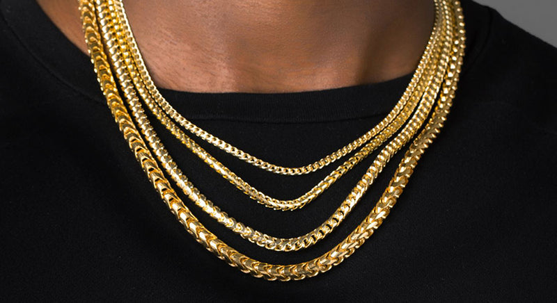 The Ultimate Guide to Solid Gold Diamond Cut Franco Chains - Proclamation