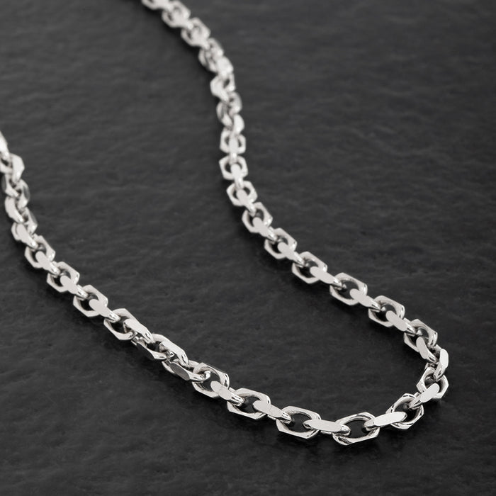 2mm Platinum Hermes Heavy Link Chain | Proclamation Jewelry