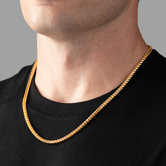 4mm Diamond Cut Franco 22K Gold Chain | Proclamation Jewelry — Proclamation