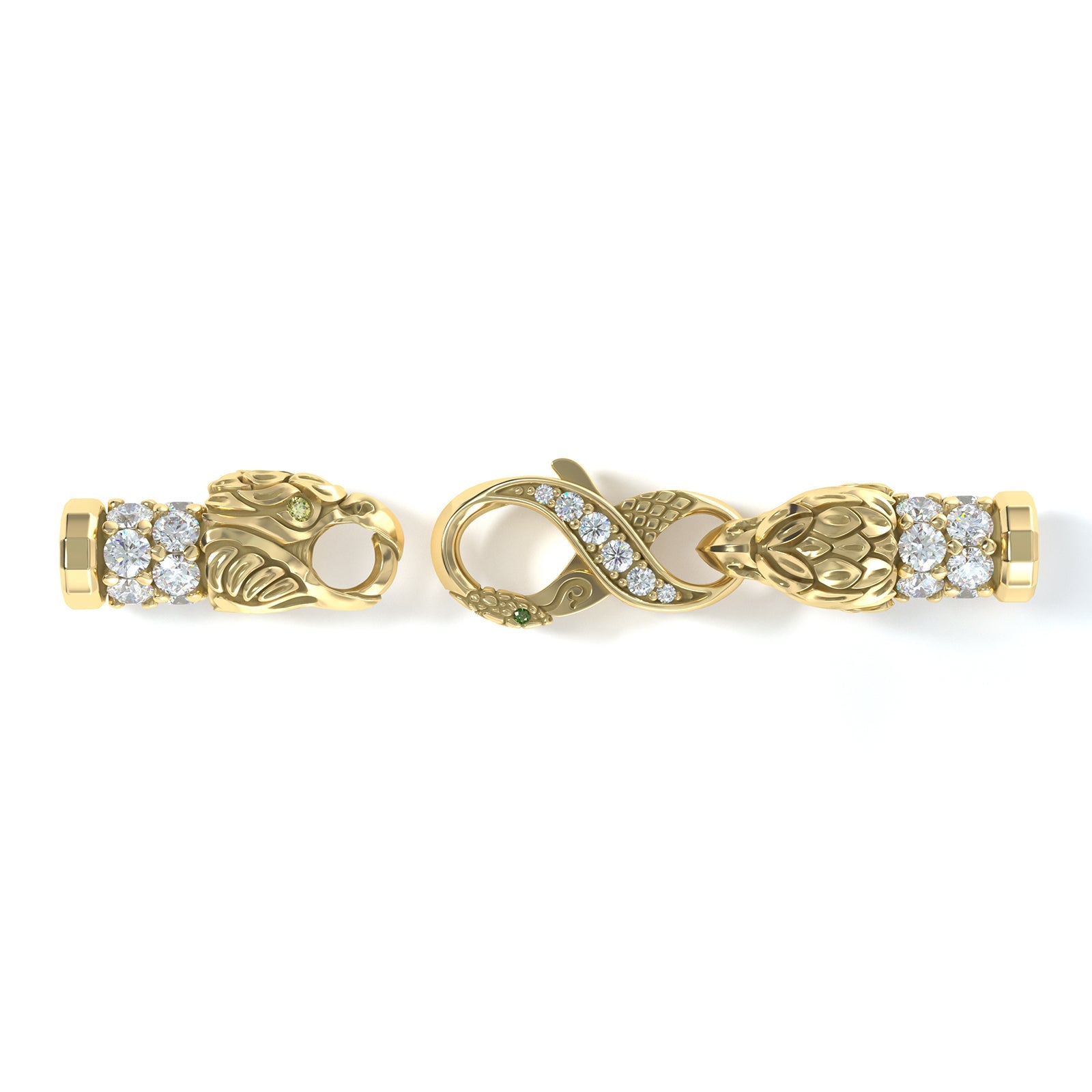 Eagle Diamond Clasp for 5mm 10k Gold Chains | Proclamation Jewelry