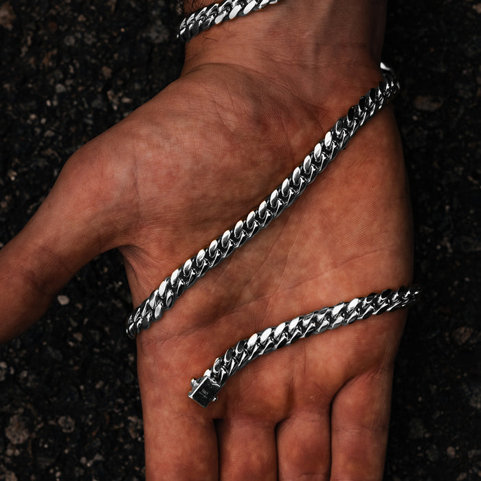 7mm Silver Miami Cuban Link Chain | Proclamation Jewelry — Proclamation