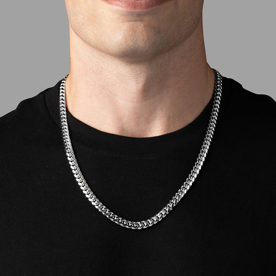 7mm Miami Cuban Link Chain | Italian Silver | Proclamation Jewelry