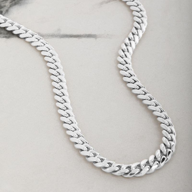 7mm Miami Cuban Link Chain | Italian Silver | Proclamation Jewelry