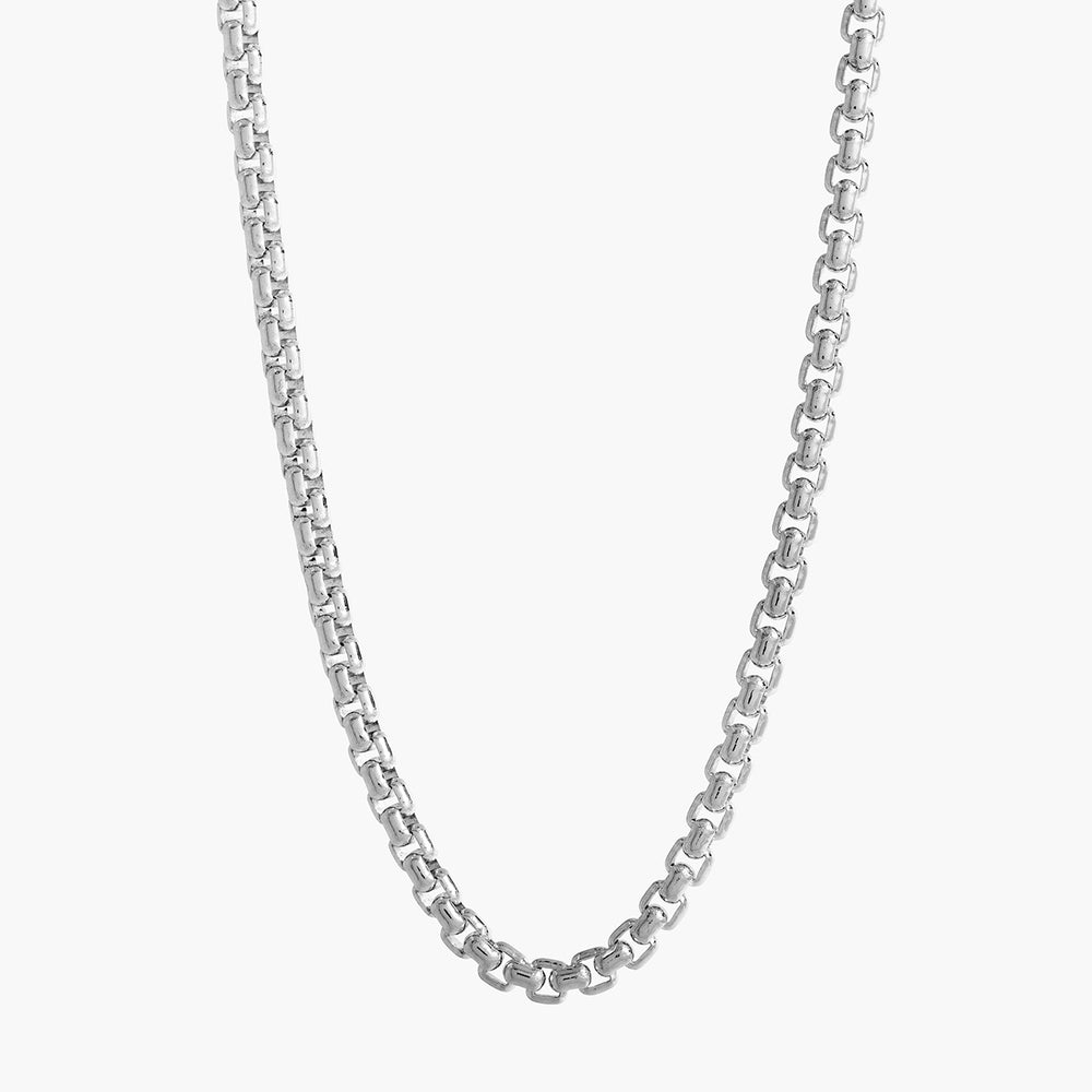 GEOLUX 3.3mm Silver Box Chain | Made in Italy by Proclamation Jewelry