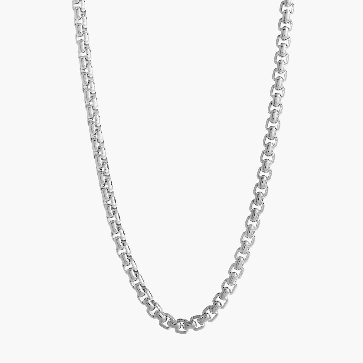 3.5mm Round Box Chain, Silver | Made in Italy | Proclamation Jewelry
