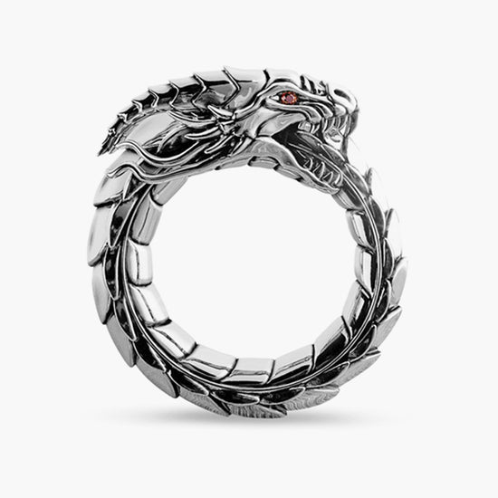 Silver Dragon Ring for Men - Bold Statement Jewelry — Proclamation
