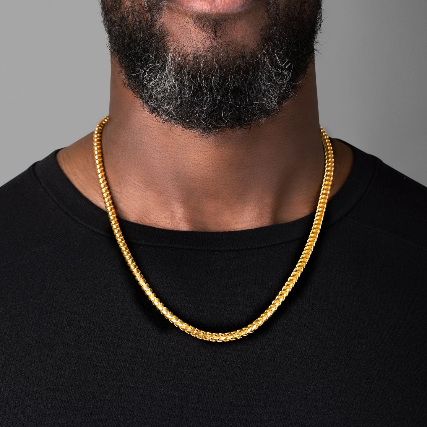 5mm Diamond Cut Franco 22K Gold Chain | Proclamation Jewelry — Proclamation
