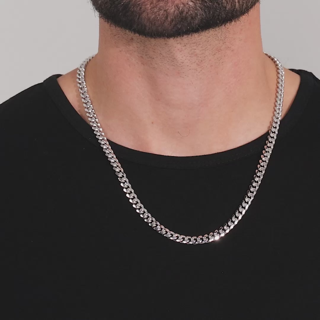 7mm Silver Miami Cuban Link Chain | Proclamation Jewelry — Proclamation