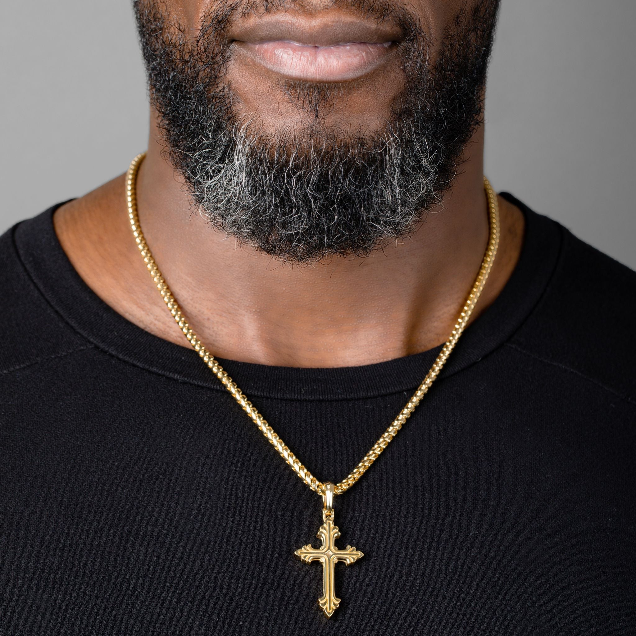 Gold Chains With Cross For Men